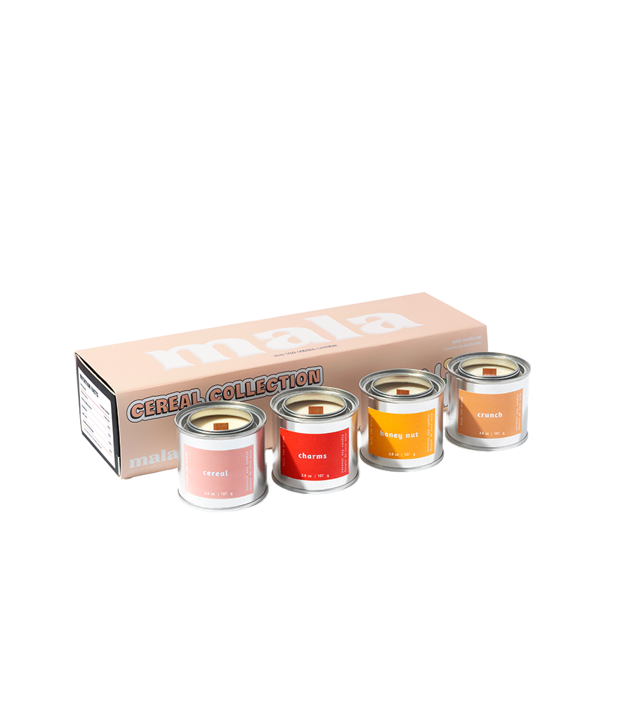 Cereal Scented Candles - Cereal Mini Candle Gift Set - Mala The Brand ...